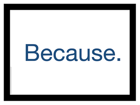 Why not tell me? – A Thread You Follow